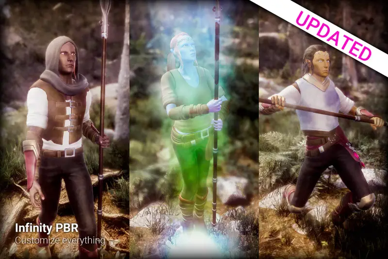 Elf Character (Male & Female) - Fantasy RPG | Premium Unity Assets ...